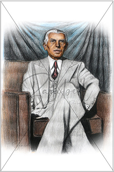 Quaid e Azam Muhammad Ali Jinnah 11 – Zambeel Art Studio